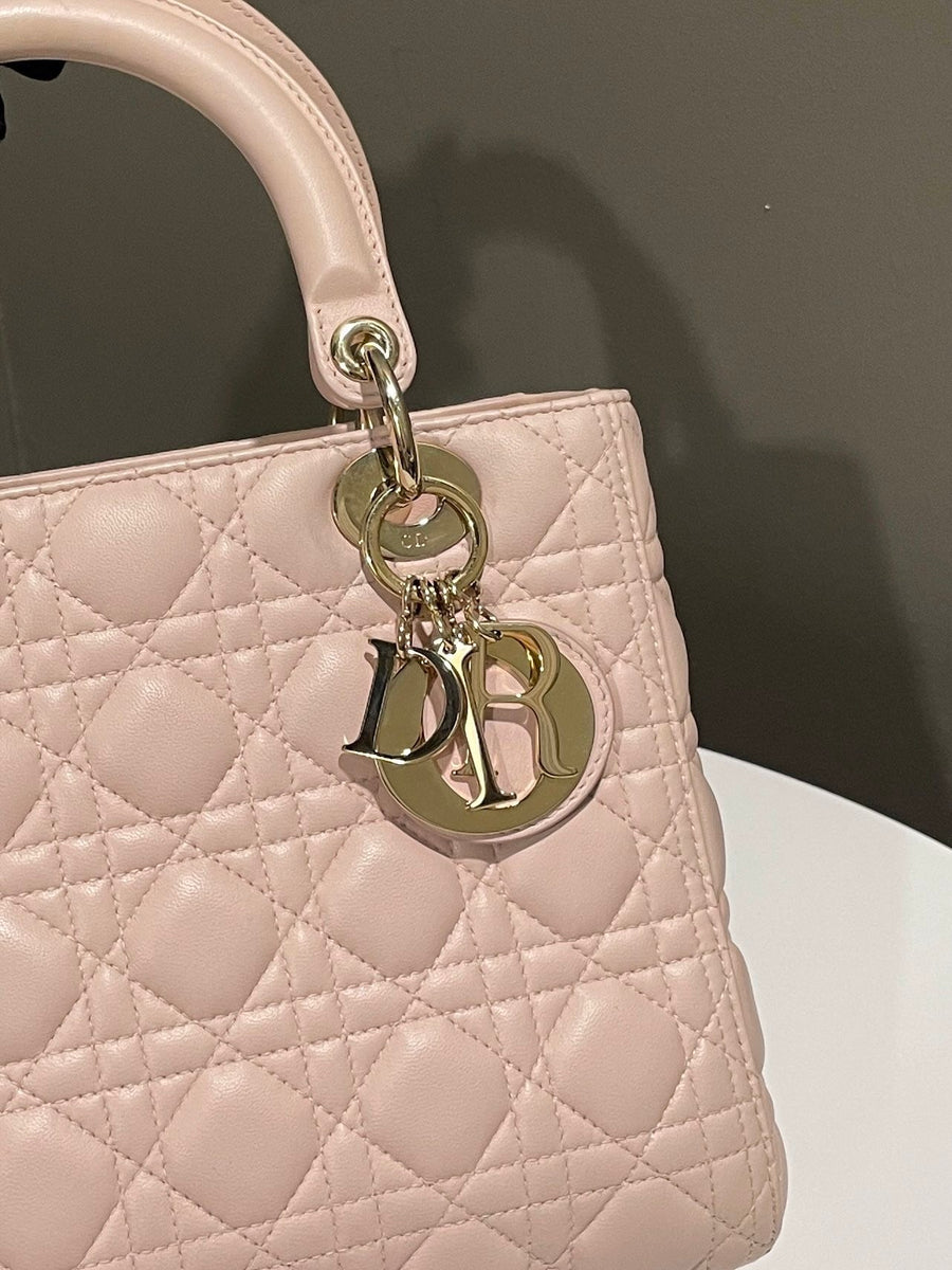 Dior Classic Lady Dior Pale Pink Lambskin – LOVELOTSLUXURY