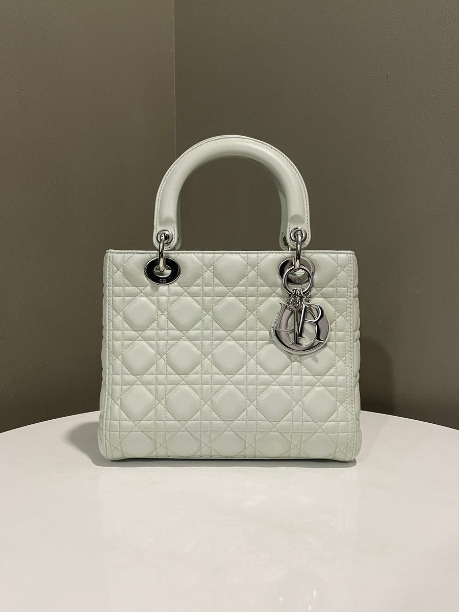 Dior Classic Lady Dior Light Grey – LOVELOTSLUXURY