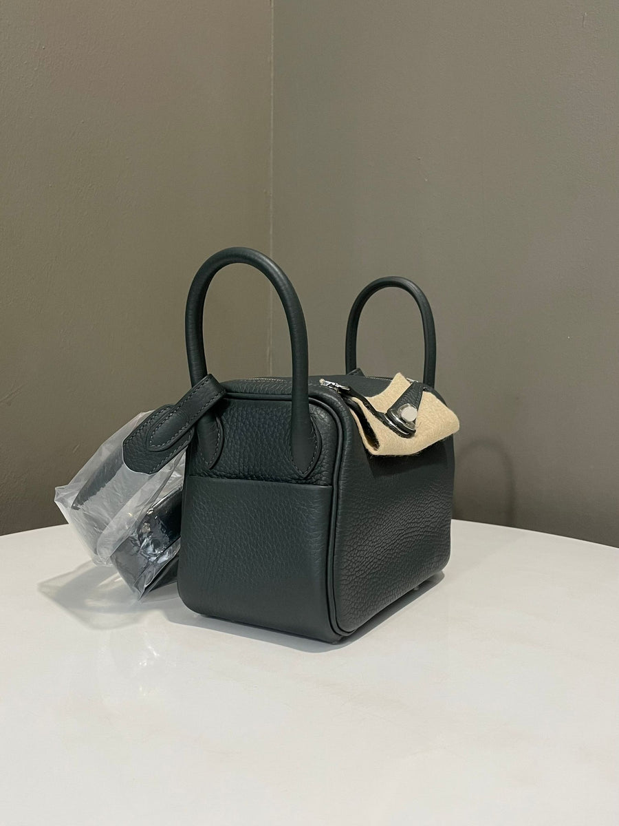 Hermes Mini Lindy II Vert Mangrove Clemence – LOVELOTSLUXURY