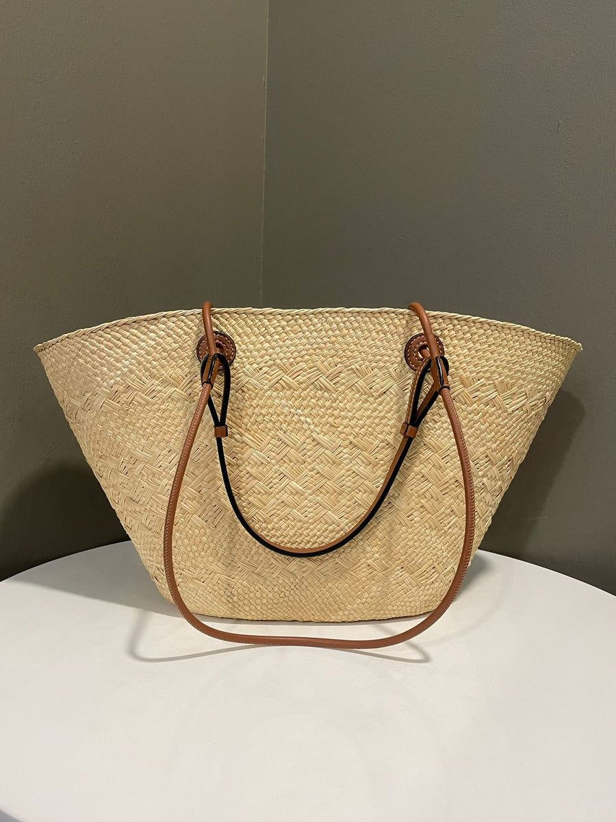 Loewe Anagram Basket bag Natural Iraca Palm, Calfskin – LOVELOTSLUXURY