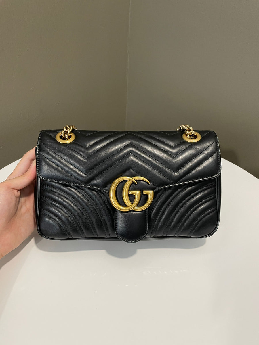 Gucci Marmont Flap Bag Black – LOVELOTSLUXURY