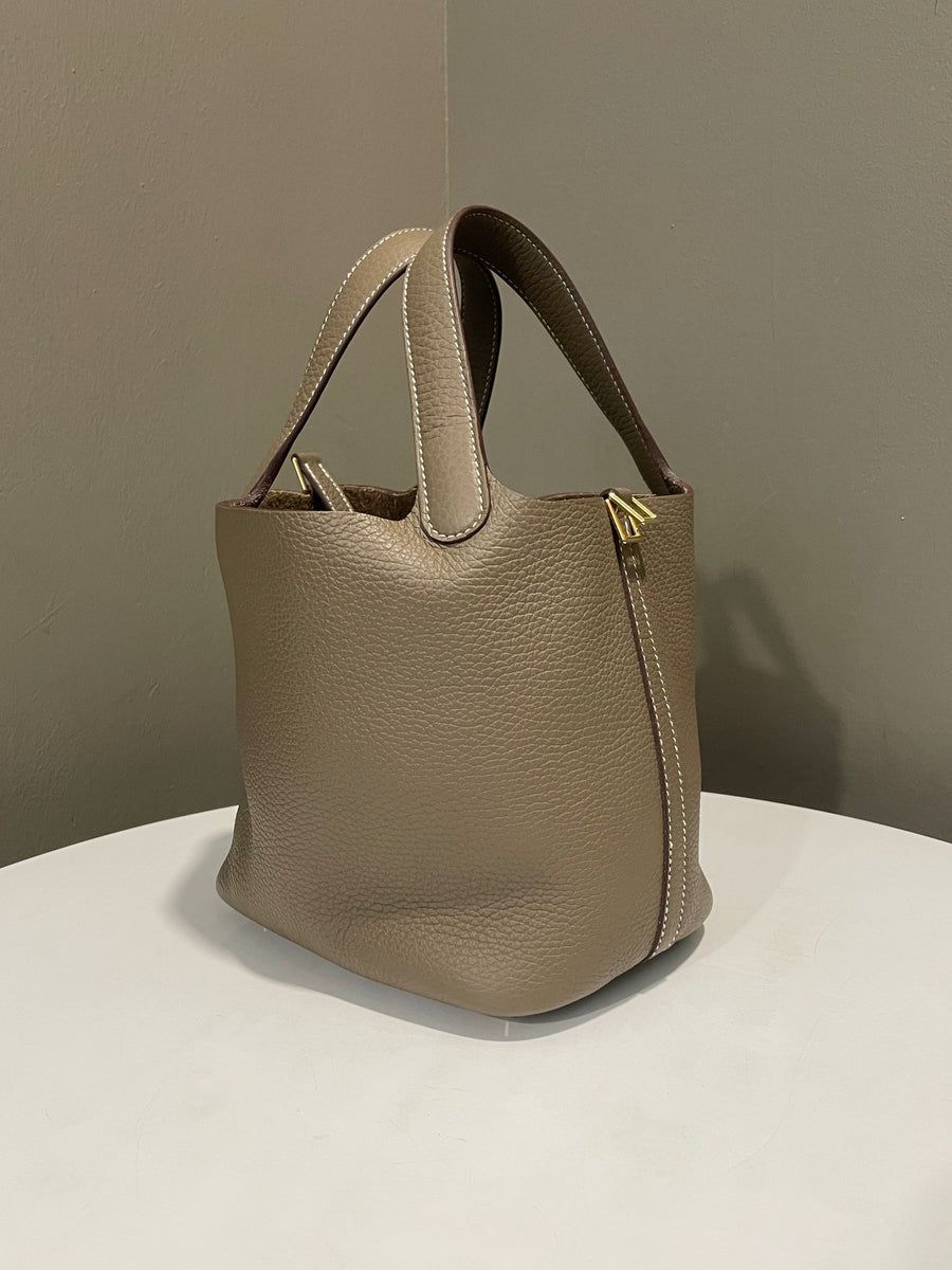 Hermes Picotin Lock 18 Etoupe Clemence – LOVELOTSLUXURY