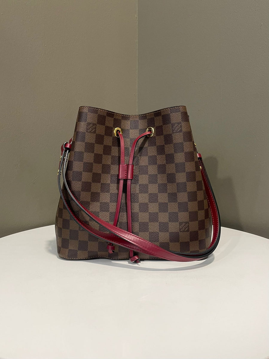 Louis Vuitton Neonoe MM Damier Ebene Cherry Berry – LOVELOTSLUXURY
